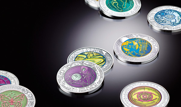 Richly colored coins thanks to innovative oxidation process | Plansee