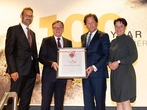 Tyrol State Government Bestows Honor | Plansee