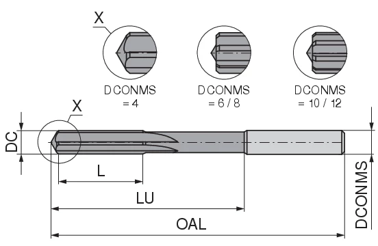 NC machine reamers, sim. DIN 8093-A | CERATIZIT | WNT | KOMET