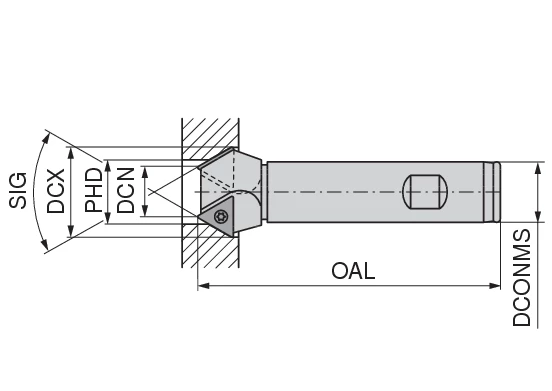 Insert countersink 90° | CERATIZIT | WNT | KOMET