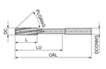 CoreLine – Machine reamers, DIN 212-B – N | CERATIZIT