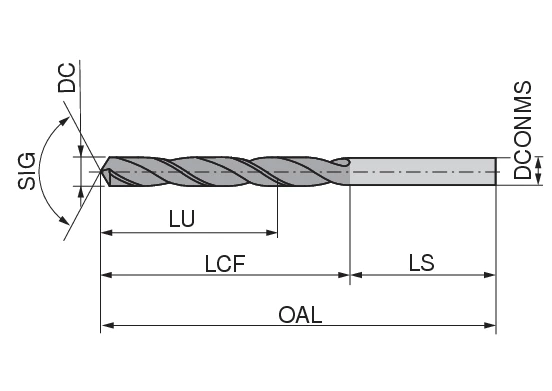 Twist drill to DIN 338, short | CERATIZIT