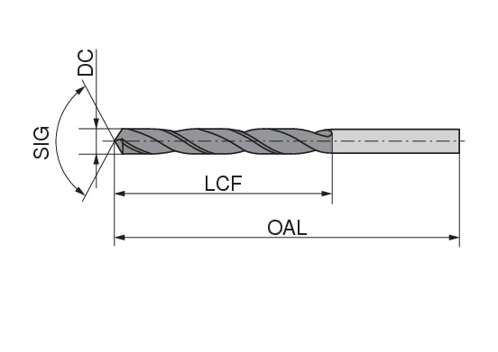 Twist drill to DIN 338, short | CERATIZIT
