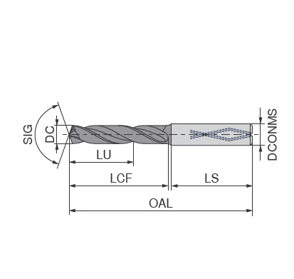 WTX – High-performance drill, DIN 6537 | CERATIZIT | WNT | KOMET