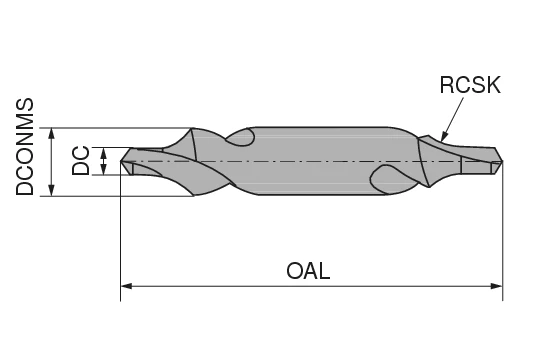 Centre drills, DIN 333, form R | CERATIZIT