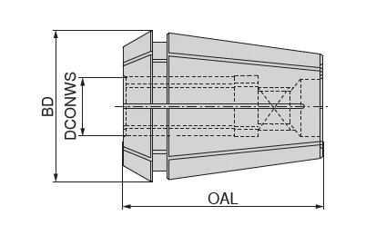 ER collet with internal square | CERATIZIT