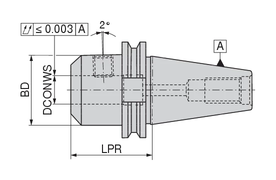 Cylindrical Shank Adapter (Whistle Notch) | CERATIZIT | WNT | KOMET