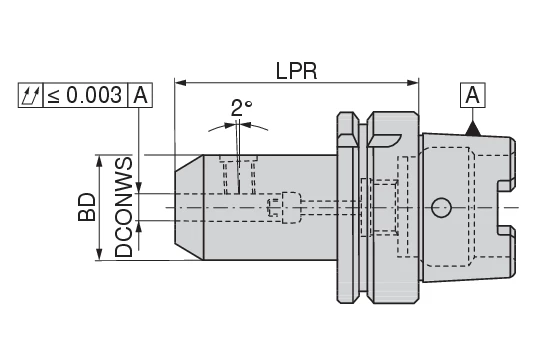 Zylinderschaftaufnahme (Whistle Notch) | CERATIZIT | WNT | KOMET