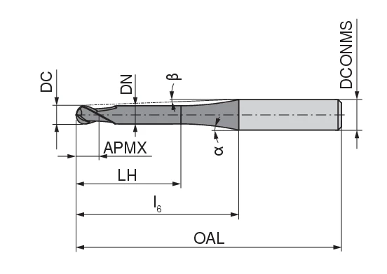 Micro-ball nosed cutter | CERATIZIT | WNT | KOMET