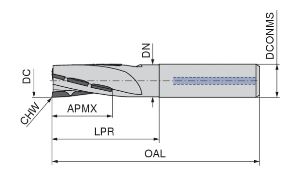 PCD face and shoulder mill | CERATIZIT