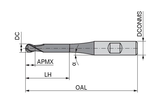Ball Nosed Cutter | CERATIZIT