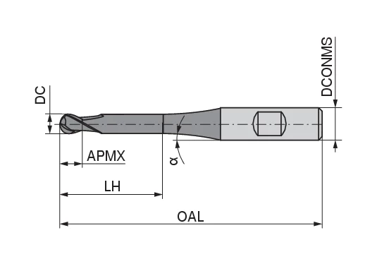 Ball Nosed Cutter | CERATIZIT