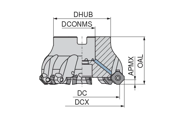 MaxiMill – 270-19 Shell mill | CERATIZIT | WNT | KOMET