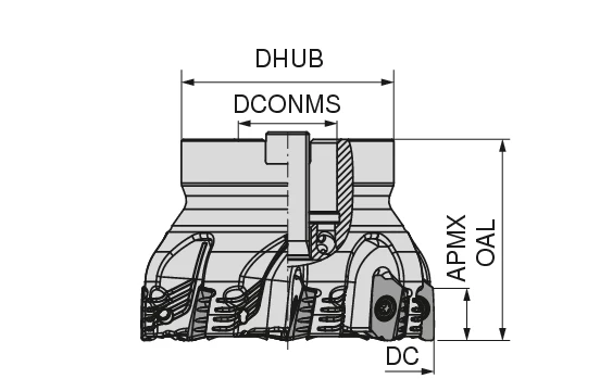 MaxiMill – 211-15-DC Shell mill | CERATIZIT