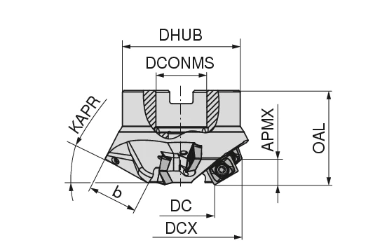 MaxiMill – 242 Chamfer Cutter | CERATIZIT