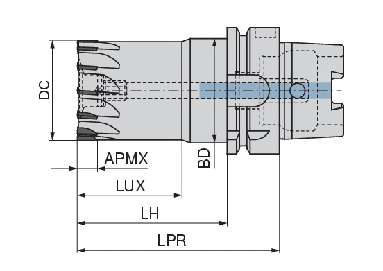 PCD face milling monoblock cutter | CERATIZIT