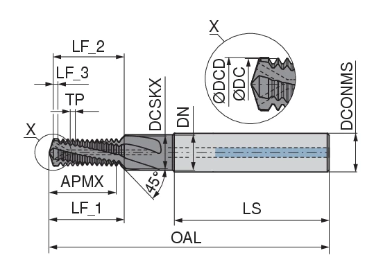MonoThread – Drill thread milling cutter with chamfer facet | CERATIZIT ...