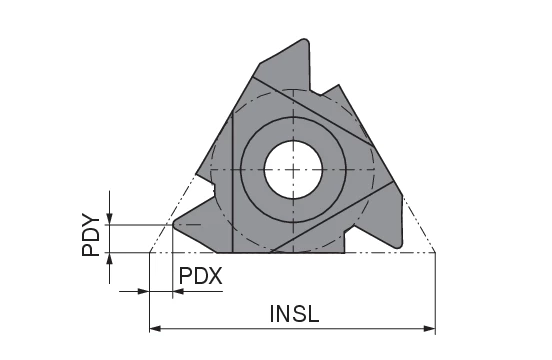 Right hand external thread turning insert | CERATIZIT