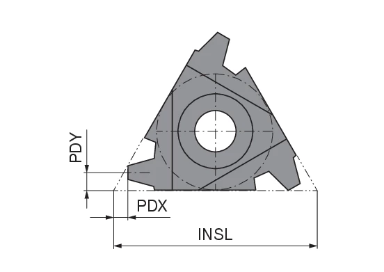 Right hand external thread turning insert | CERATIZIT | WNT | KOMET