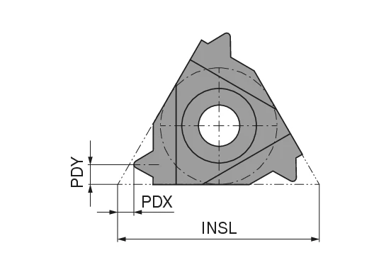 Right hand external thread turning insert | CERATIZIT | WNT | KOMET
