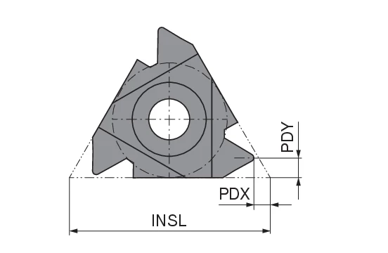 Right hand internal thread turning insert | CERATIZIT | WNT | KOMET