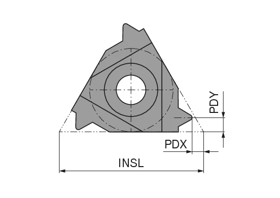 Right hand internal thread turning insert | CERATIZIT | WNT | KOMET