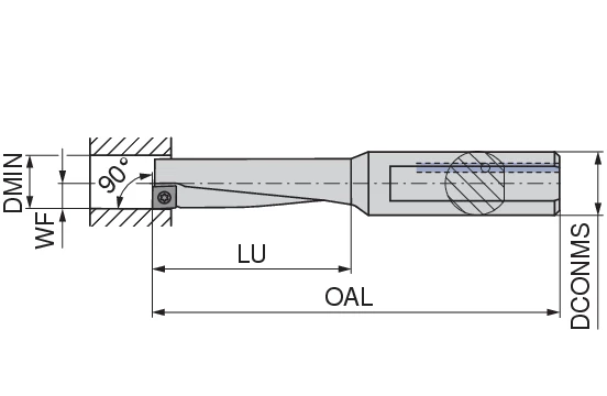 EcoCut – Turning tool – Solid 4xD | CERATIZIT