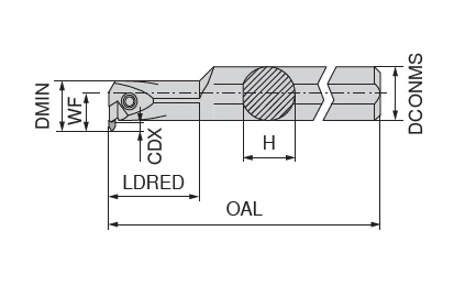 MonoClamp – Monobloc boring bar TC – internal thread | CERATIZIT | WNT ...