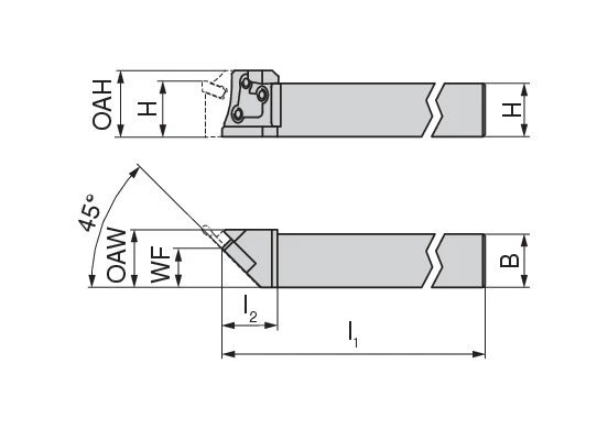 ModularClamp MSS – Tool holder 45° | CERATIZIT | WNT | KOMET