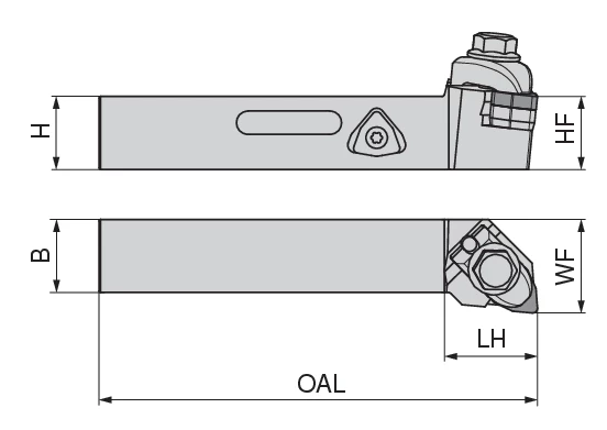 C-Clamp 2.0 – DWLN 95° – Tool holder with sold carbide claw | CERATIZIT | WNT | KOMET