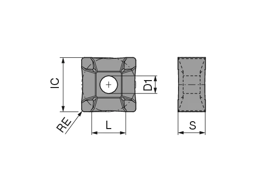 EXTERNAL TUBE SCARFING INSERT // SNMG 1907-R18 CTCM135 | CERATIZIT