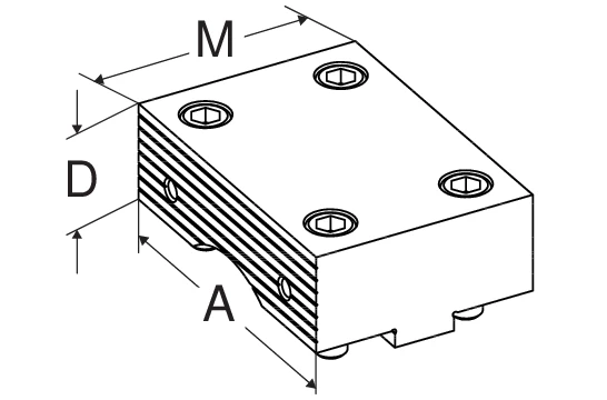Standard reversible jaw, fixed | CERATIZIT