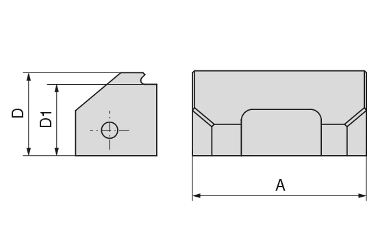 Quick change jaw, grip 3 mm | CERATIZIT | WNT | KOMET