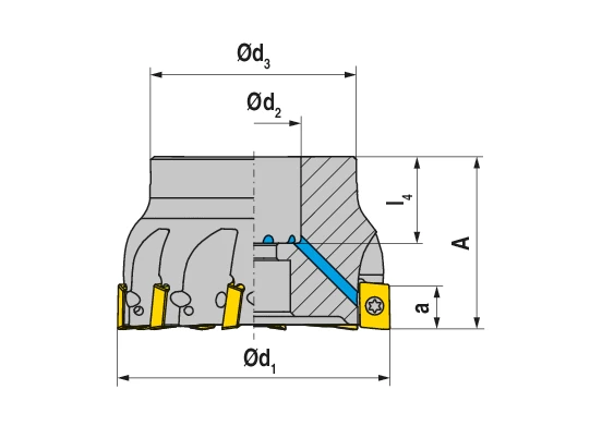 MaxiMill – 210-10 Shell mill | CERATIZIT | WNT | KOMET