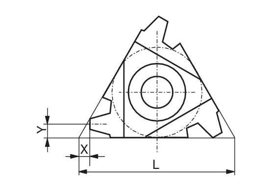 Right hand external thread turning insert | CERATIZIT | WNT | KOMET
