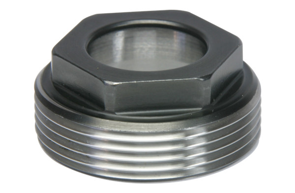 Lock nut with external thread form ER for sealing rings with internal ...